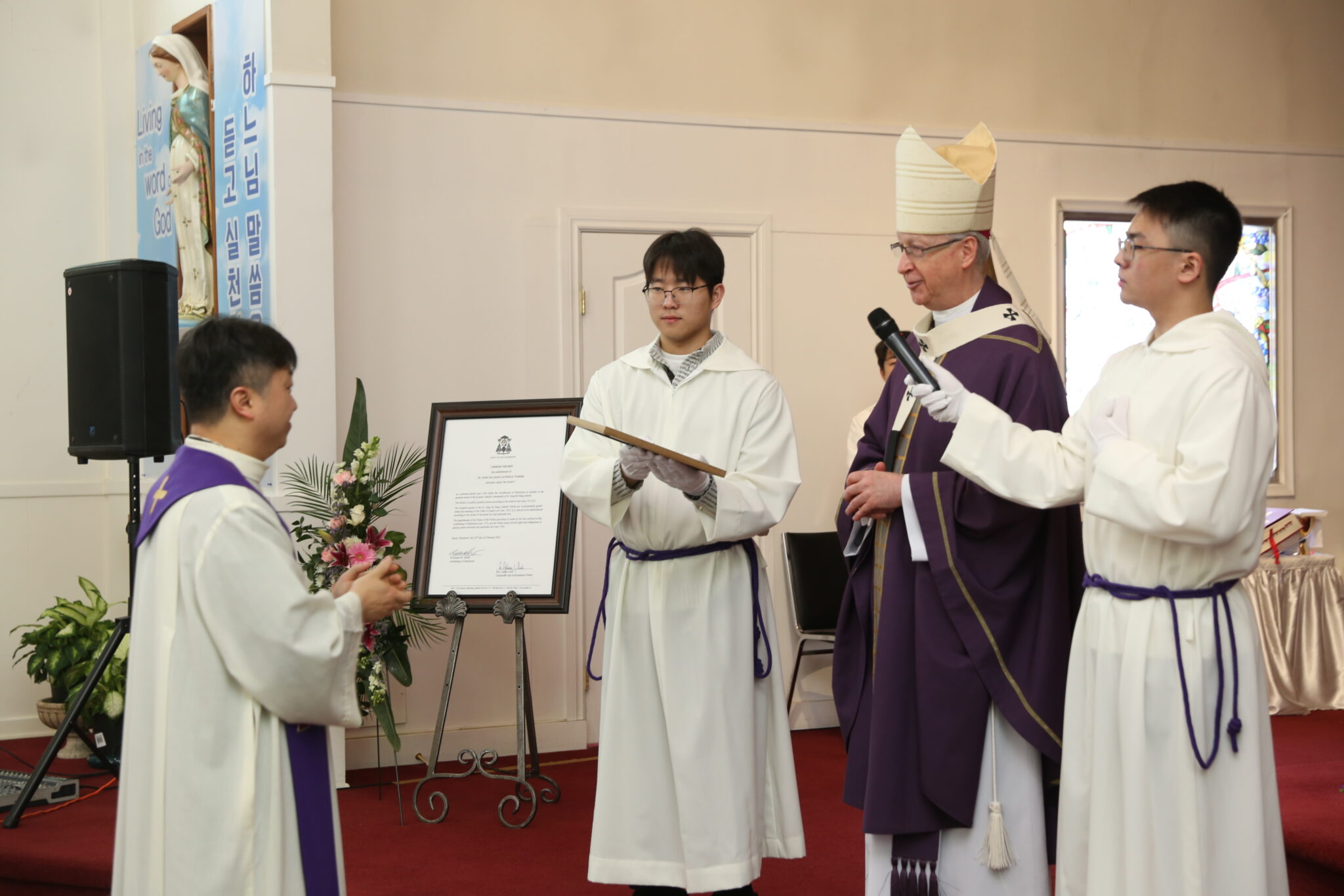 St. Jung Ha Sang officially recognized as Korean Catholic parish - caedm
