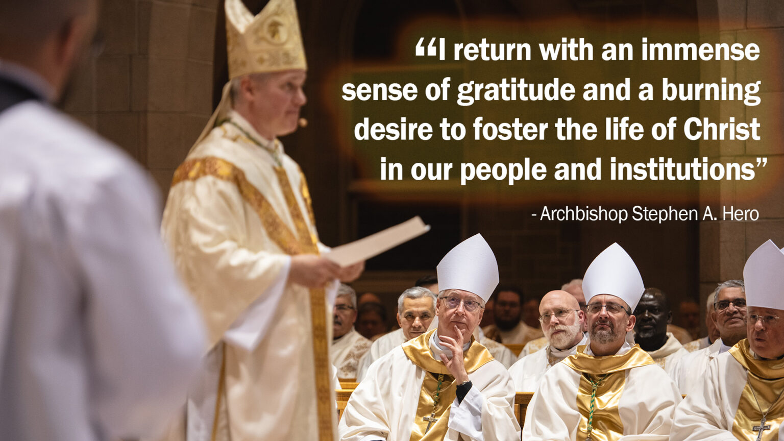 Homily for the Installation-Most Rev. Stephen A. Hero – The Catholic ...